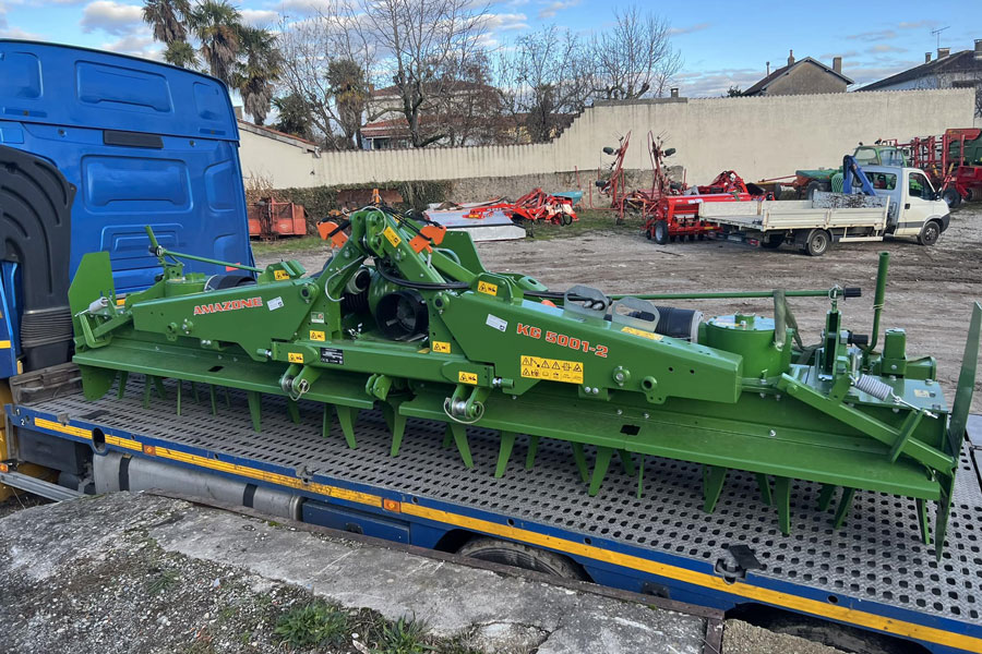 Réception herse Amazone - Ets Marchand - Espace Emeraude